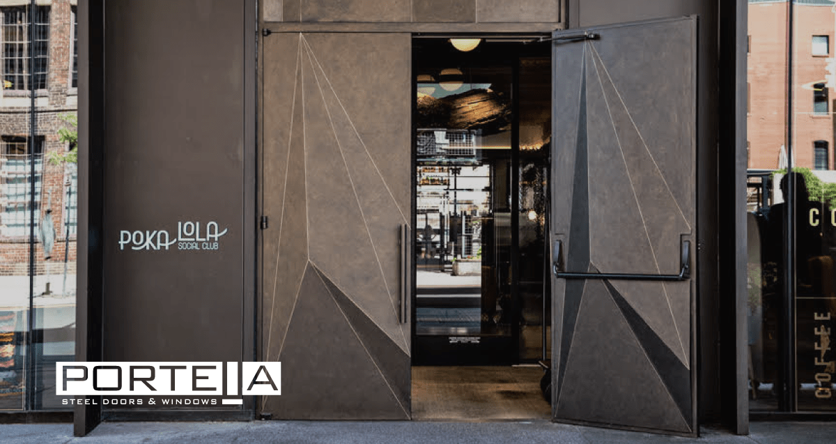 Portella Announces The Contemporary 3-D Metal Door - Portella